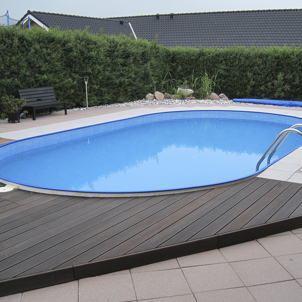 DenForm Stålpool Cannes 6x3,2x1,2m - Eksklusiv Pooloplevelse